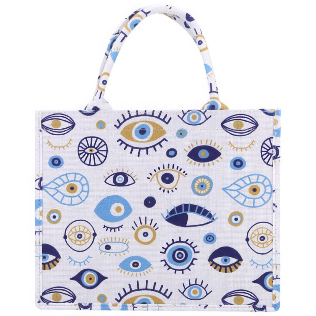 Evil Eye Print Tote Bag - Karadistrom